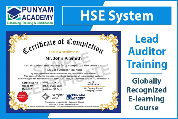 HSE Certification Consultancy